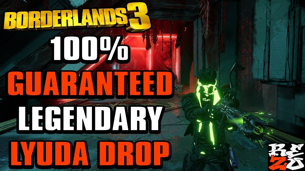BORDERLANDS 3 - 100% GUARANTEED LEGENDARY LYUDA DROP | BEST SNIPER IN ...