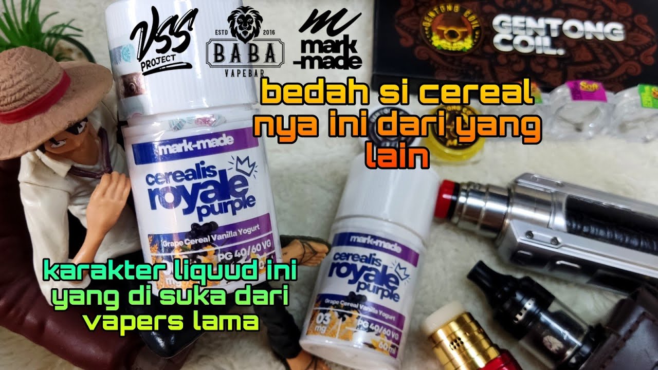 CEREALIS ROYALE PURPLE BY: MARK-MADE (GRAPE CEREAL VANILA YOGERT) - YouTube