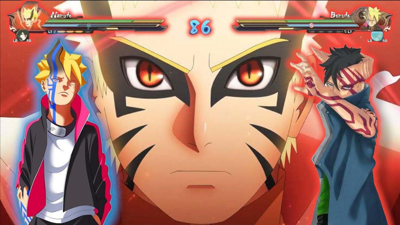 NARUTO BARYON MODE, SASUKE VS BORUTO KARMA, KAWAKI KARMA | NARUTO ...