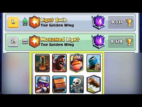 Mohamed Light Clash Royale Best mortar hog Mighty Miner earthquake deck ...