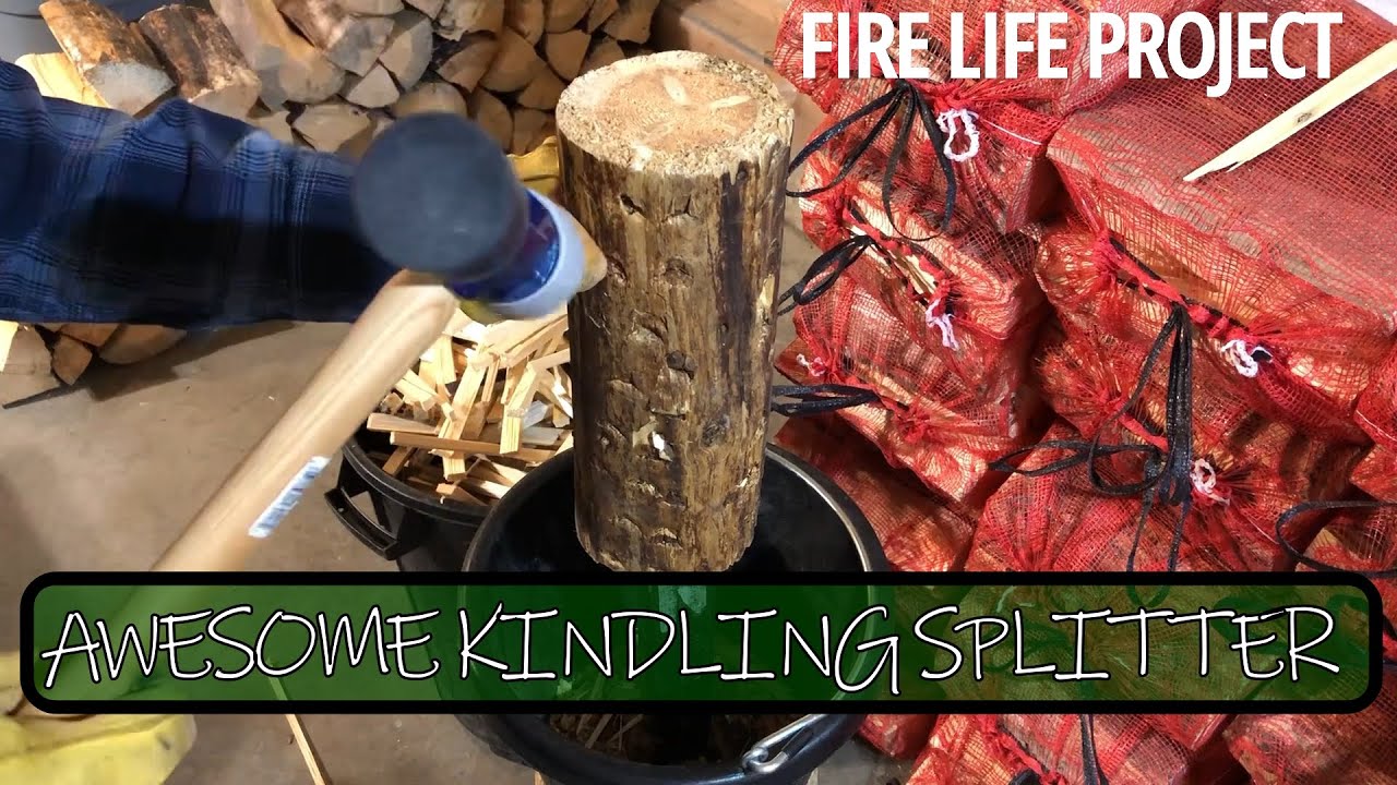 MAKING KINDLING - YouTube