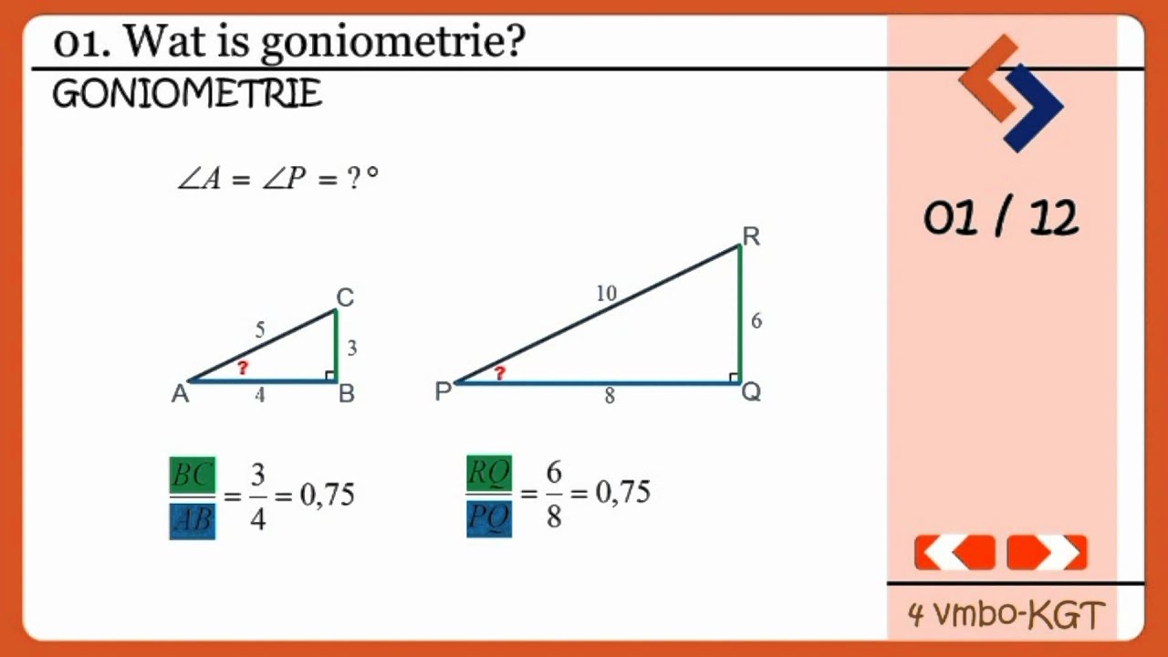 01. Wat is goniometrie? (Serie goniometrie) - YouTube