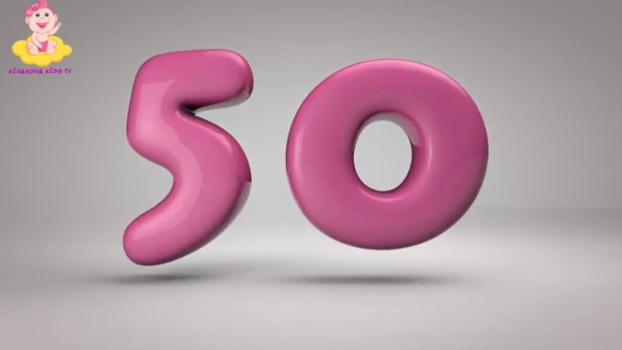 Numbers counting 40 50 Learning Video for children Counting Forty To ...