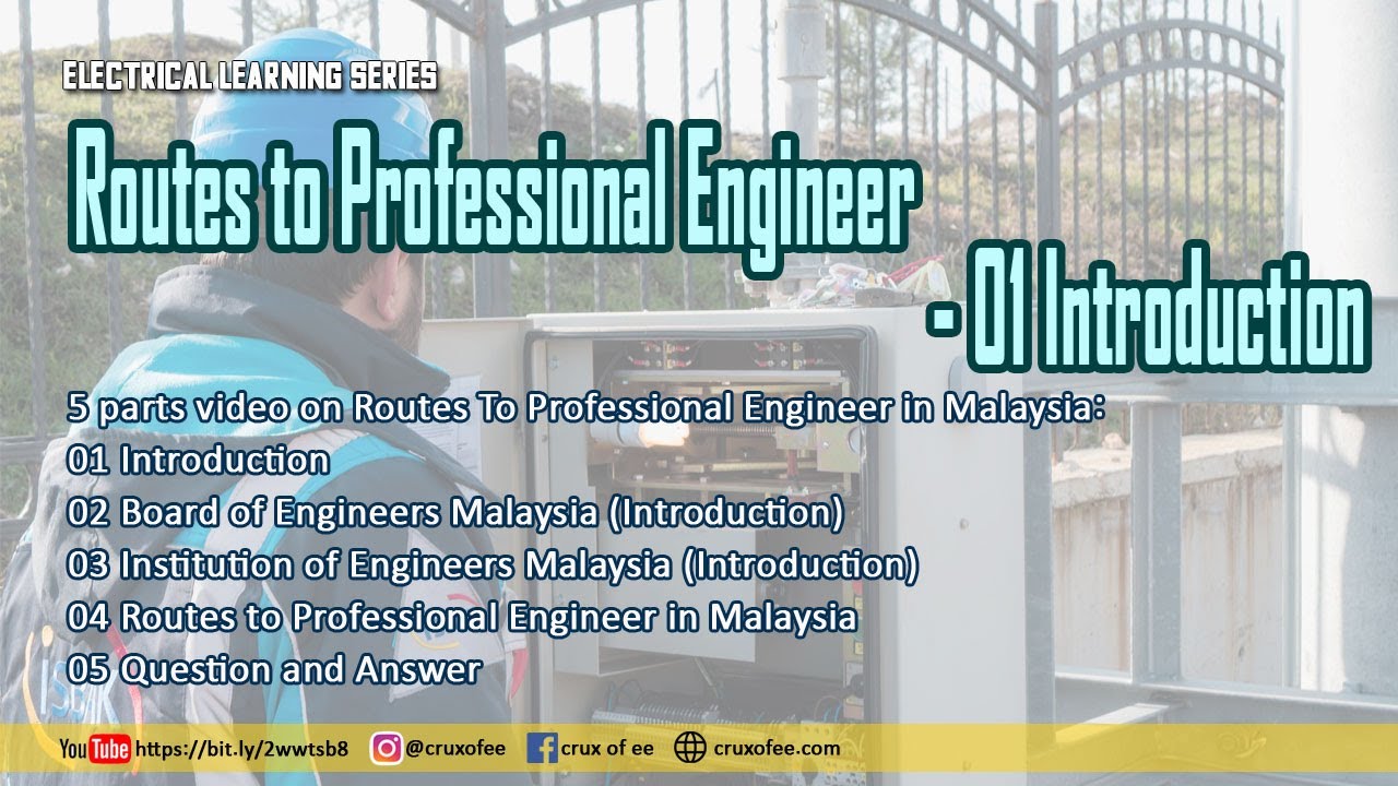 Routes to Professional Engineer - 01 Introduction - YouTube