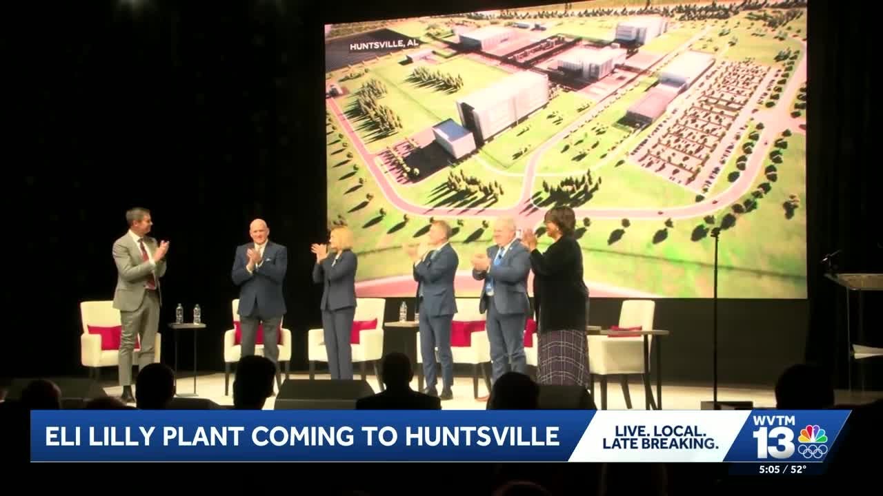 Eli Lilly to build $6 billion manufacturing plant in Huntsville - YouTube