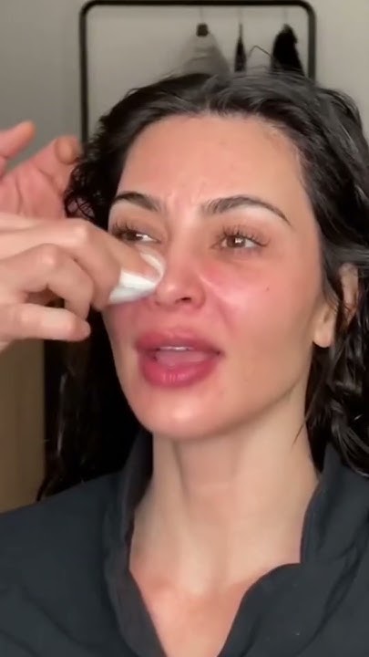 El rostro real de Kim Kardashian sin maquillaje a sus 44 años, hace colapsar la red - YouTube