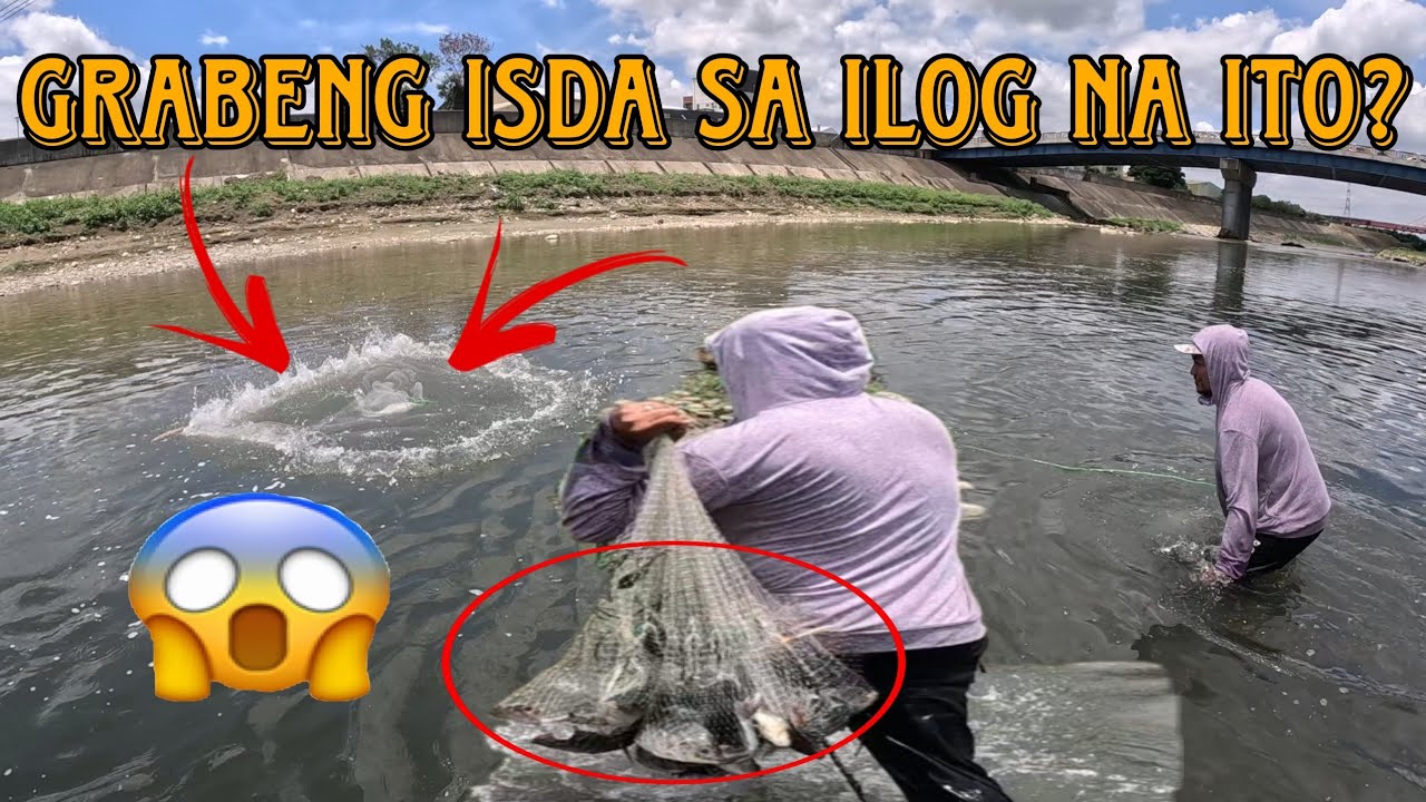 Grabe na ang ilog na ito kahit hanggang bewang lang grabe isdang ...