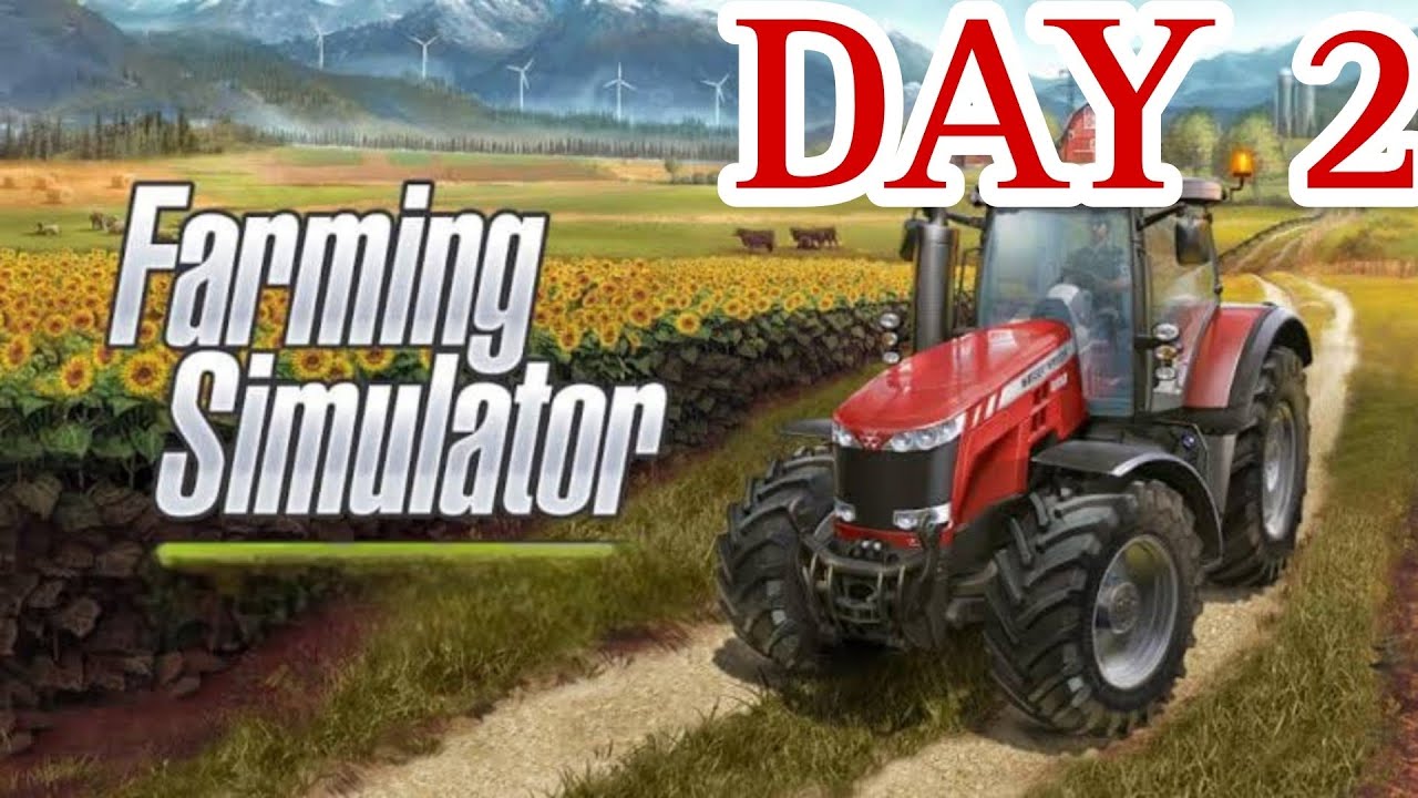 Farming simulator DAY 2 - YouTube