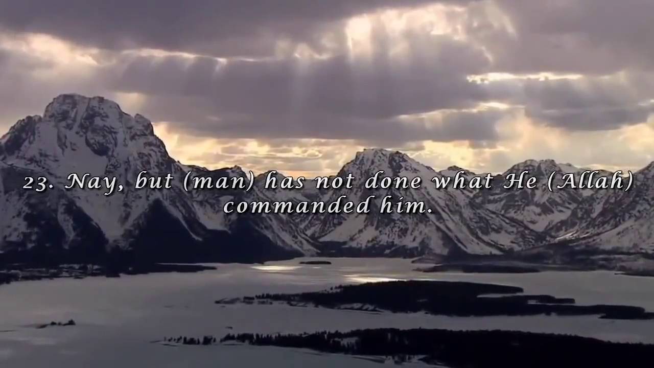 Quran recitation - Ziyad Patel - Surah Abasa -سورة عبس all verses ...