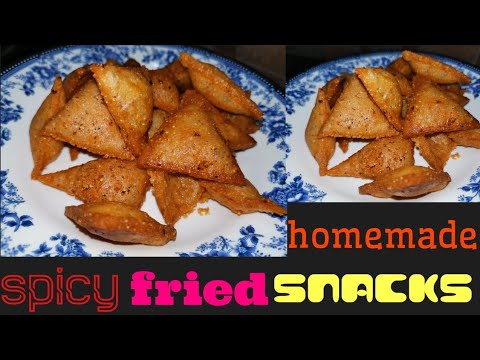 spicy fried snacks - YouTube