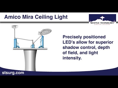 Amico Mira Ceiling Light Video - YouTube