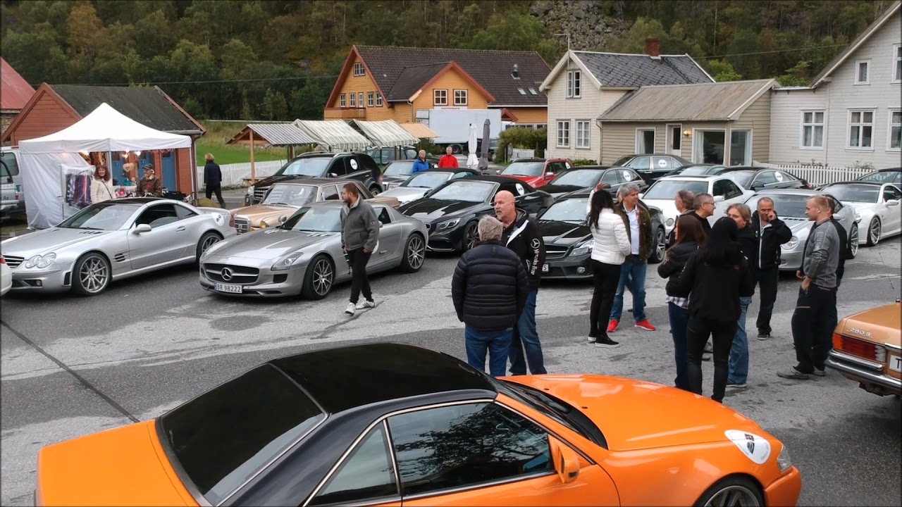 Mercedes Benz Car Club Norway on tour - YouTube