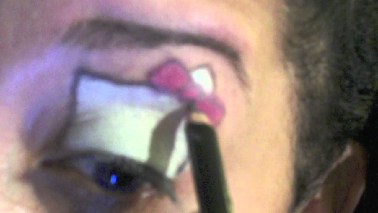 Hello Kitty Eye Makeup Tutorial - YouTube