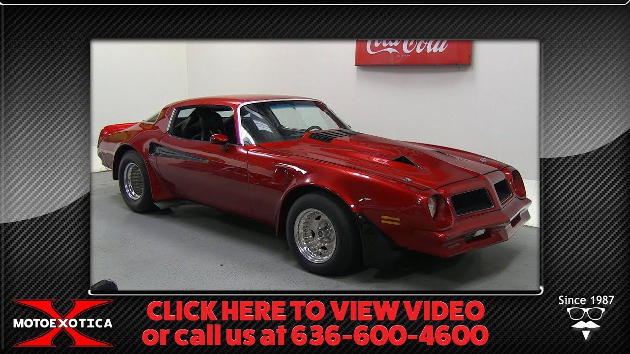1976 Pontiac Trans Am Pro Street || SOLD - YouTube
