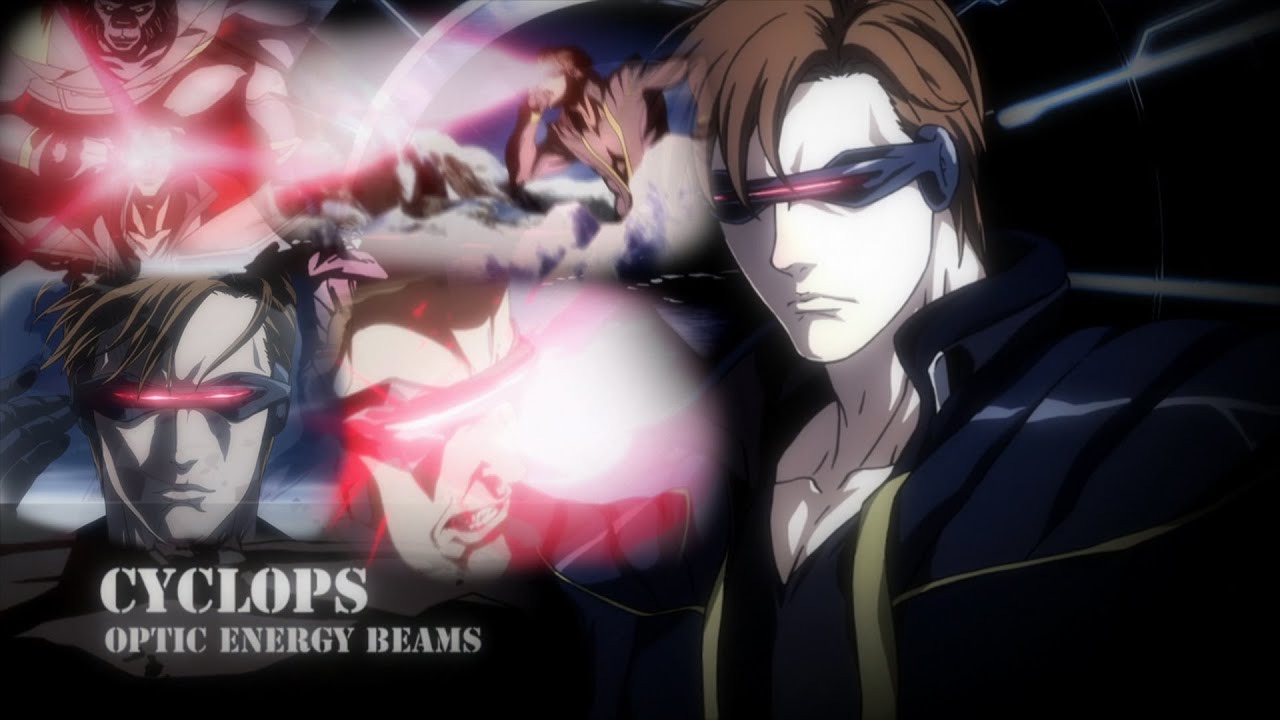 All Cyclops Optic Blast Scenes from the X-Men Anime (HD & 60 FPS) - YouTube