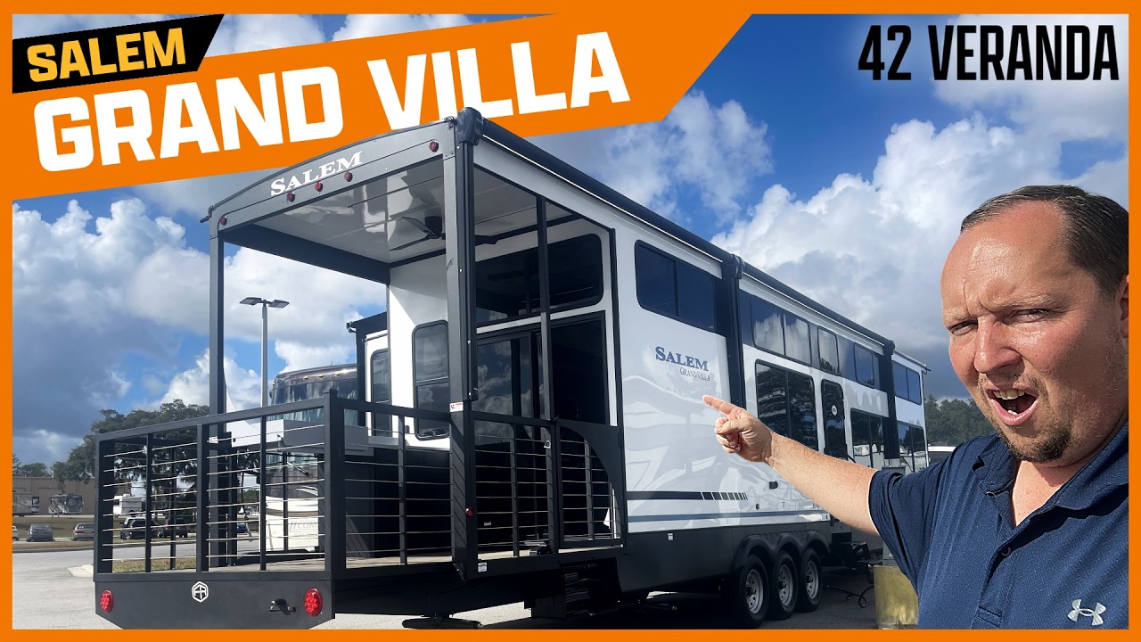 WORLD BIGGEST RV with a BACK PATIO THAT SLIDES OUT! - YouTube