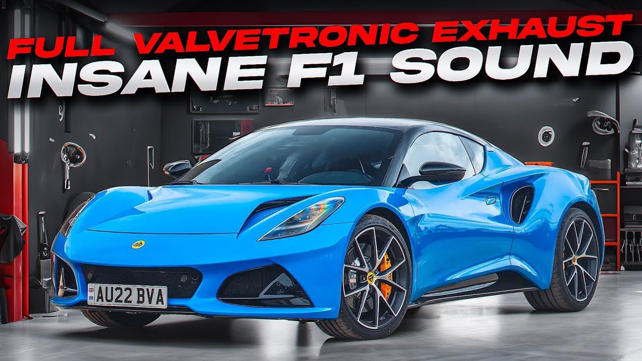 BEST SOUNDING V6?! Lotus Emira with Full Valvetronic Designs Titanium ...