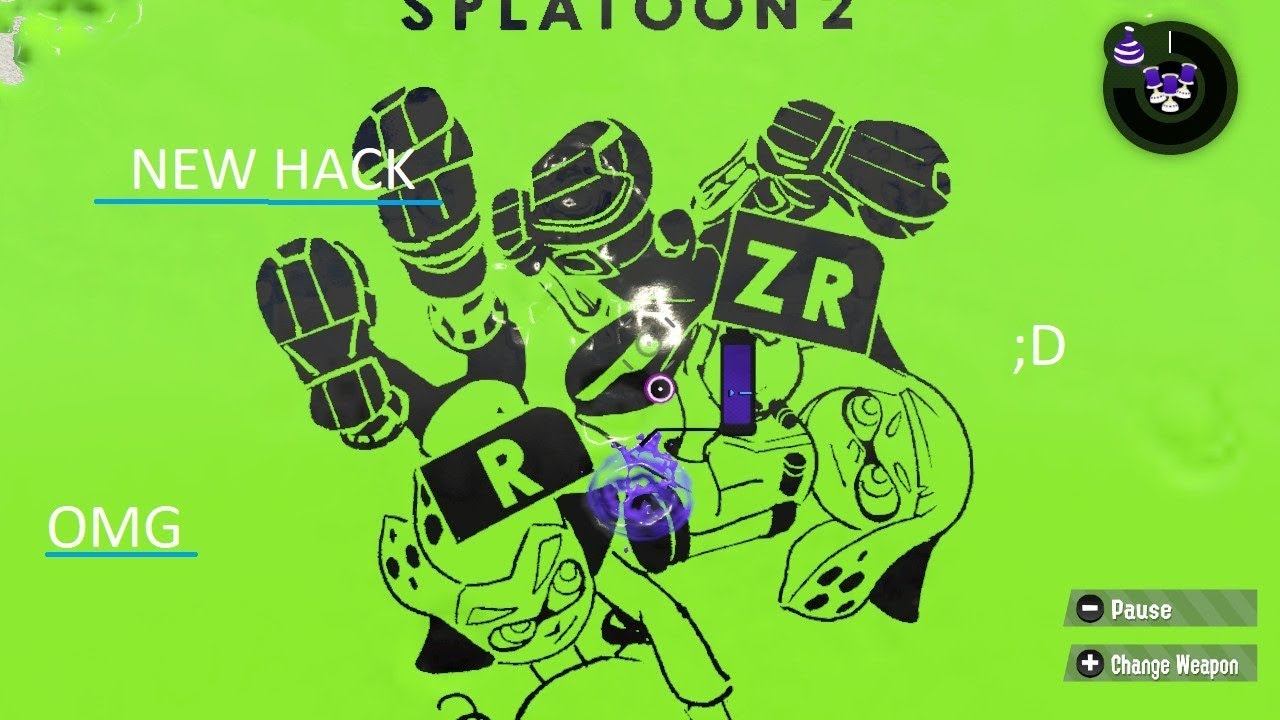 Splatoon 2 Hack : StaffRoll on ShootingRange - YouTube
