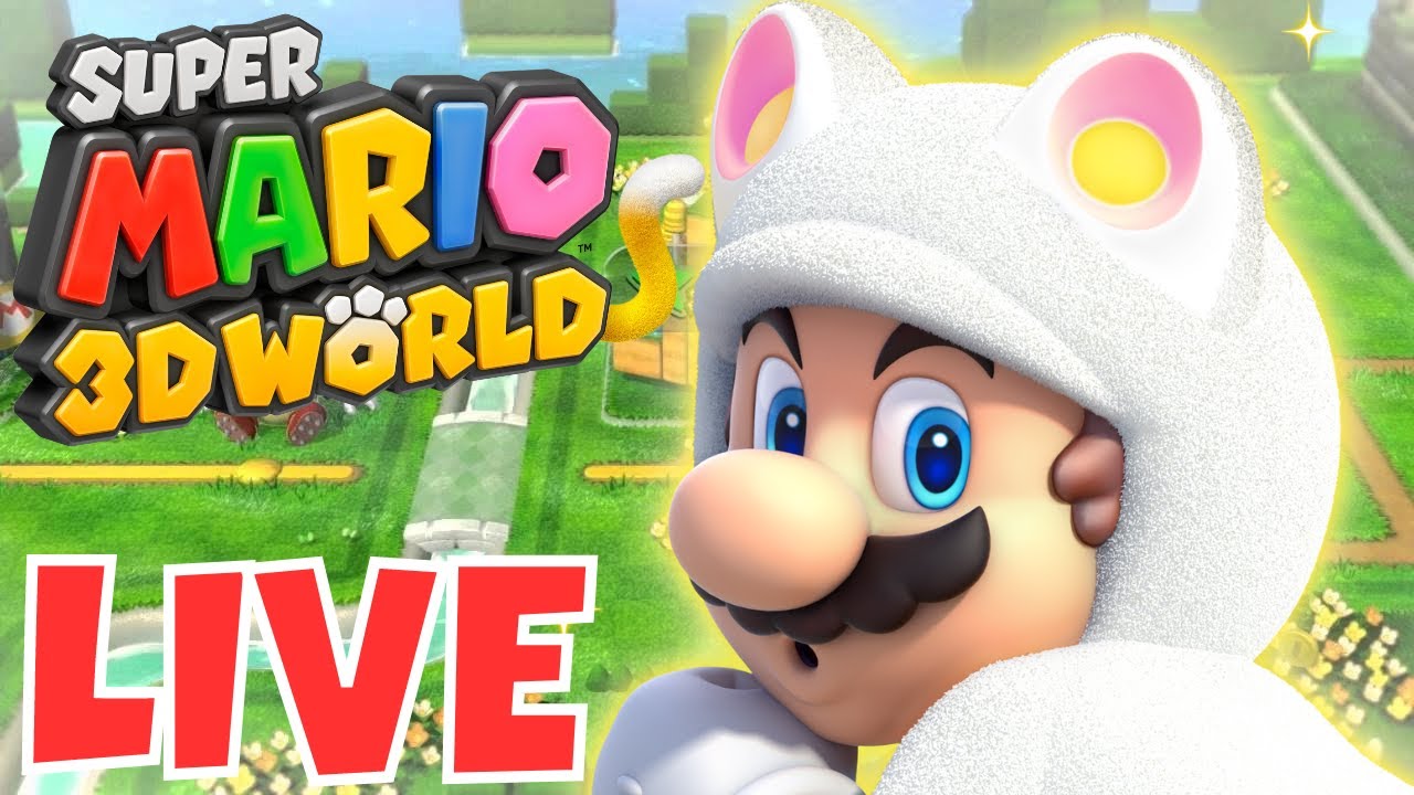 A New Beginning! | Super Mario 3D World 100% Gameplay LIVE - YouTube