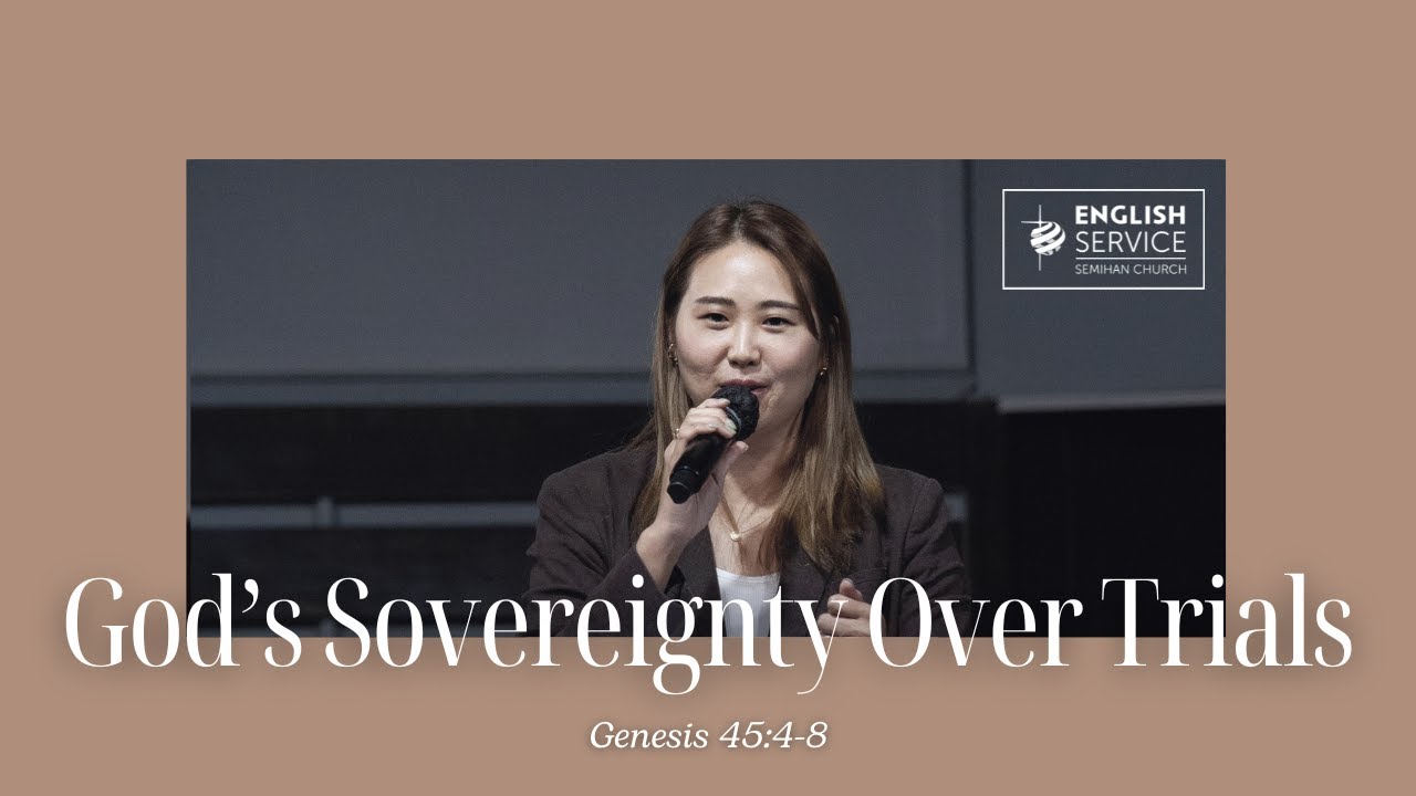 God's Sovereignty Over Trials | Pastor Amy Shin - YouTube