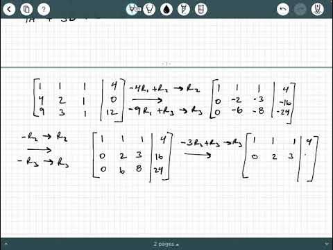 Linear Algebra - Video 29: Polynomial Curve Fitting Example 2 (with ...