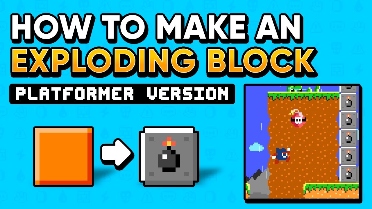 How to Make an Exploding Block (Platformer) - YouTube