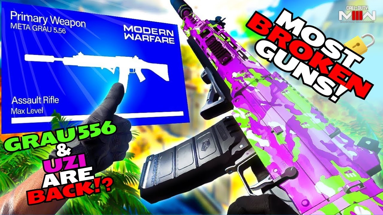 **Grau & UZI** RETURN in MW3 and they are the *MOST BROKEN GUNS* in the ...
