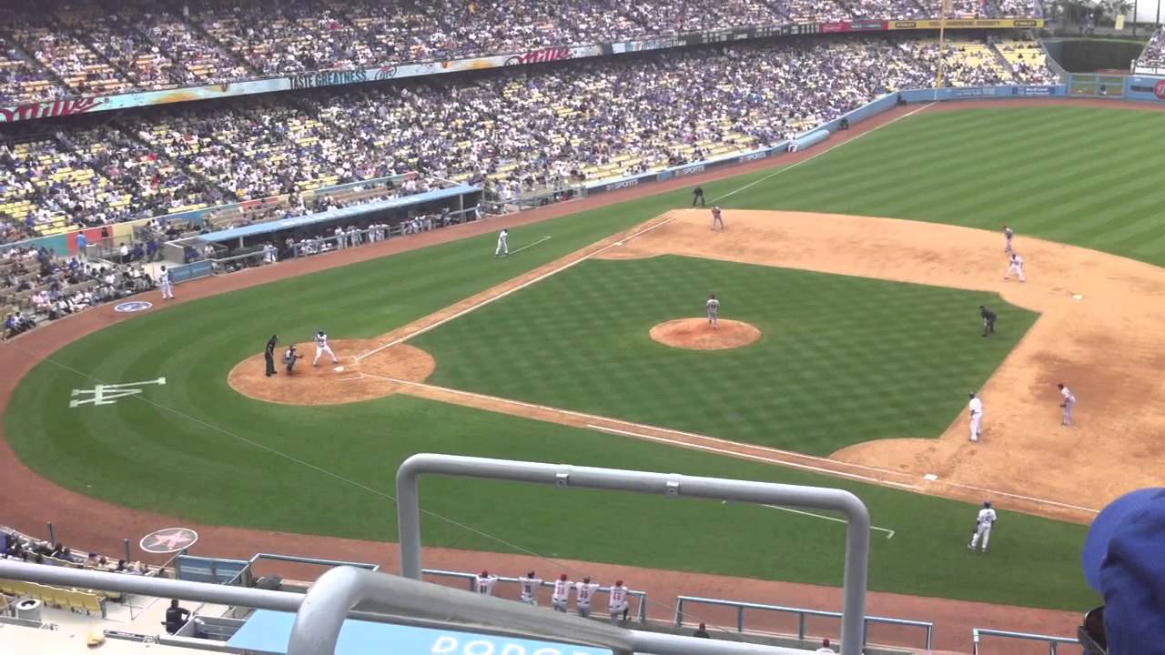Baseball game LA Dodgers - YouTube