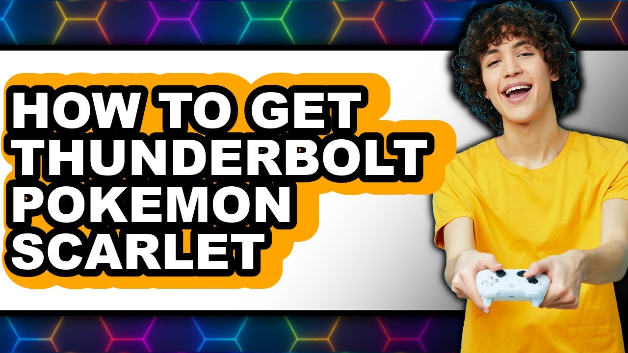 How to Get Thunderbolt Pokemon Scarlet - Step by Step - YouTube