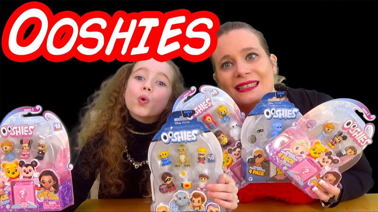 Disney and Disney Pixar Ooshies Unboxing - YouTube