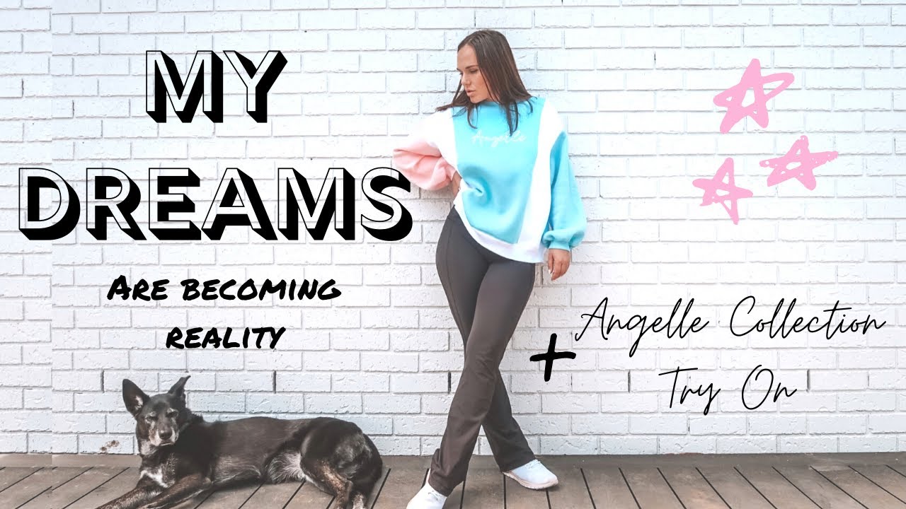 DREAMS COMING TRUE + ANGELLE COLLECTION TRY ON || Weekly vlog - YouTube