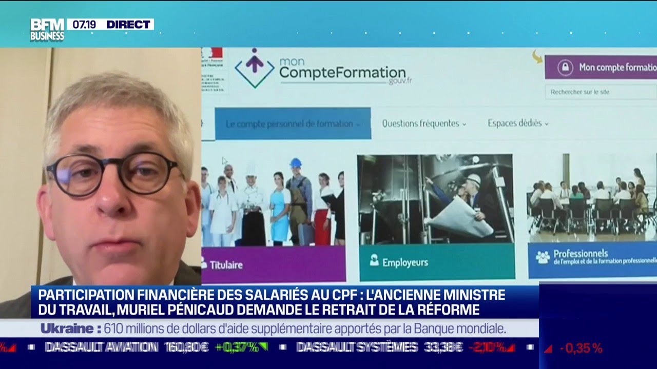 Bientôt une participation financière des salariés au CPF? - YouTube