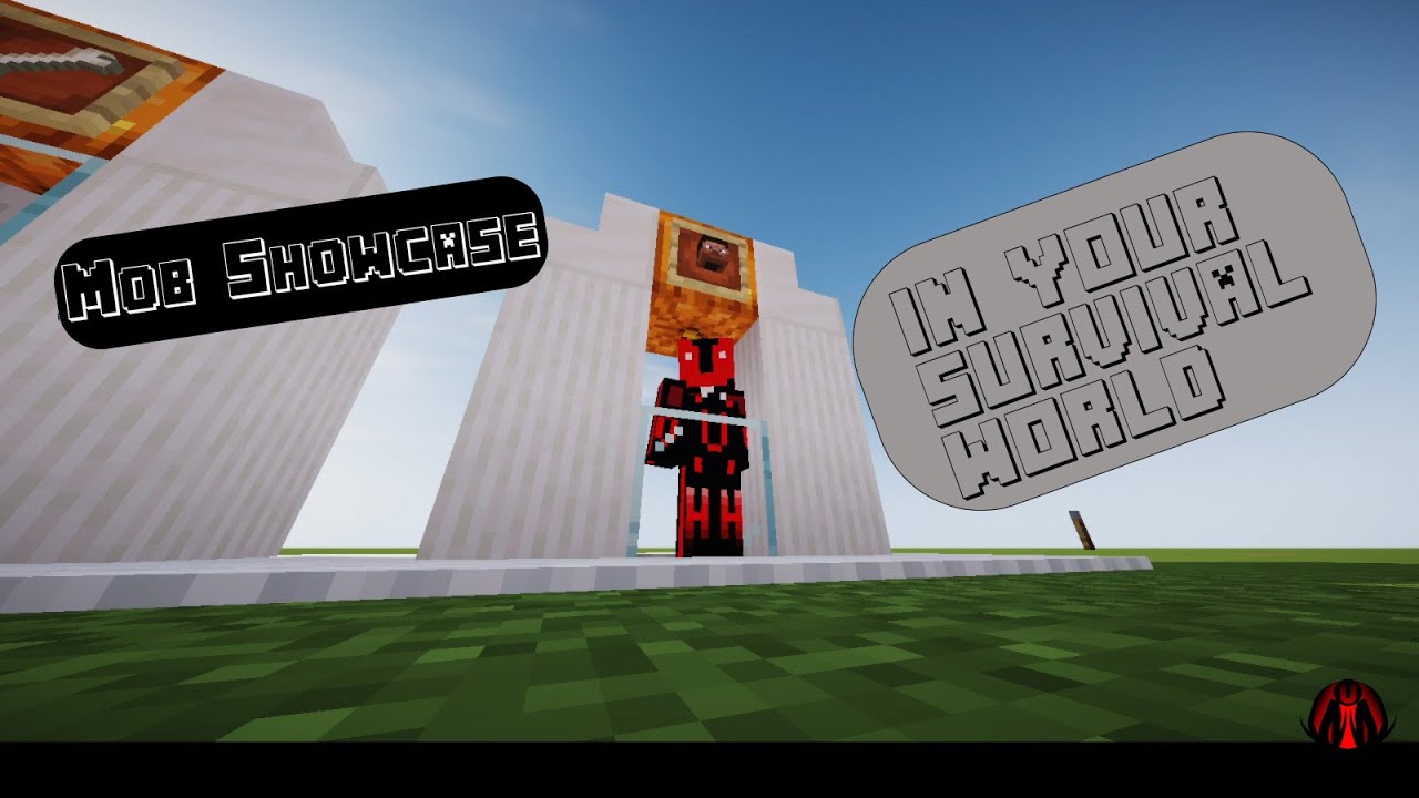 Make Easy Mob Showcase In Your Survival /Minecraft Mob Showcase/ - YouTube