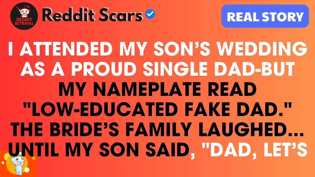 I Attended My Son's Wedding as a Proud Single Dad—But My Nameplate Read ...