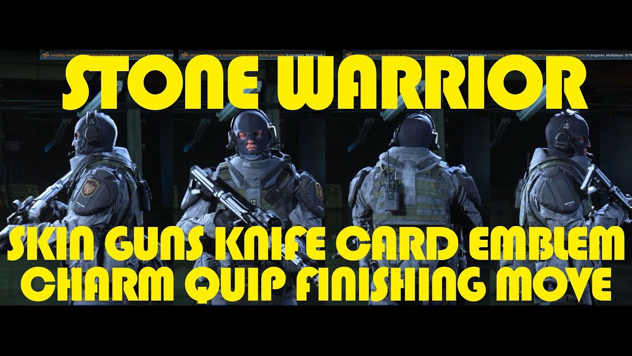 BRAND NEW Stone Warrior Preview - Call of Duty Modern Warfare - YouTube