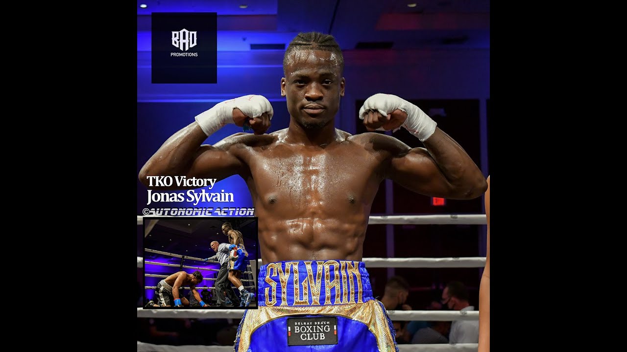 Jonas Sylvain TKO victory 1st round behind the scenes per fight - YouTube