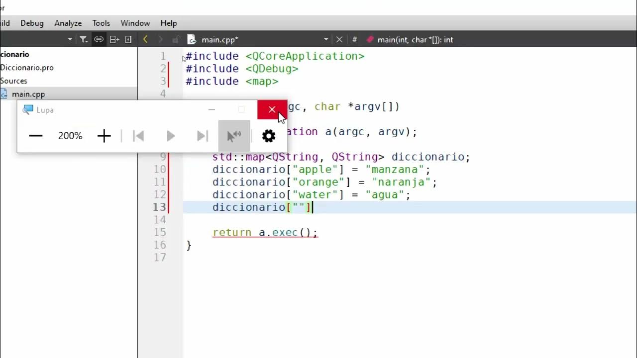 Tutorial Qt Creator - 018 - Diccionarios - YouTube