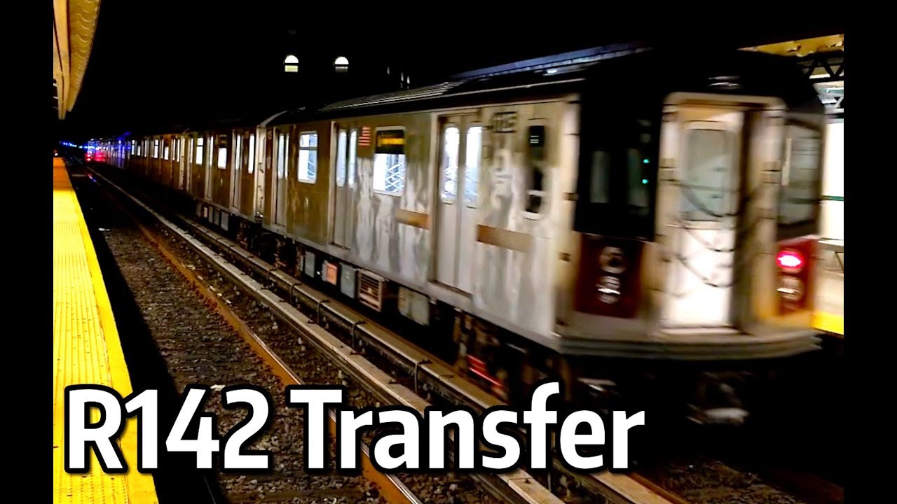 ⁴ᴷ R142 Transfer Passing Dyckman Street on the 1 Line - YouTube