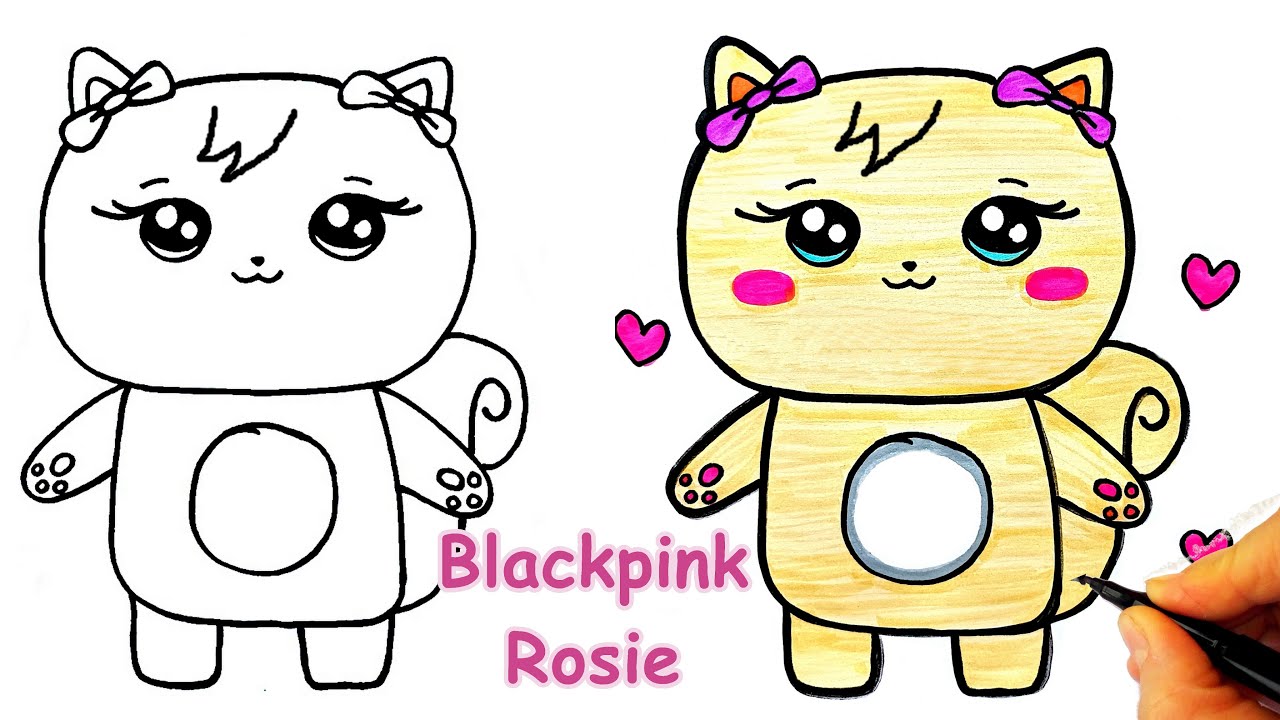 Blackpink Rosie Oyuncağı Çizimi - How to Draw Rosie Squirrel | Rose ...