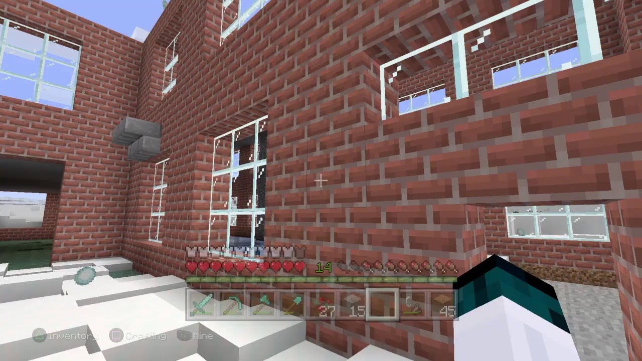 Minecraft PS4 Survival #20 - Building a city!! (#Roadto700 subs) - YouTube