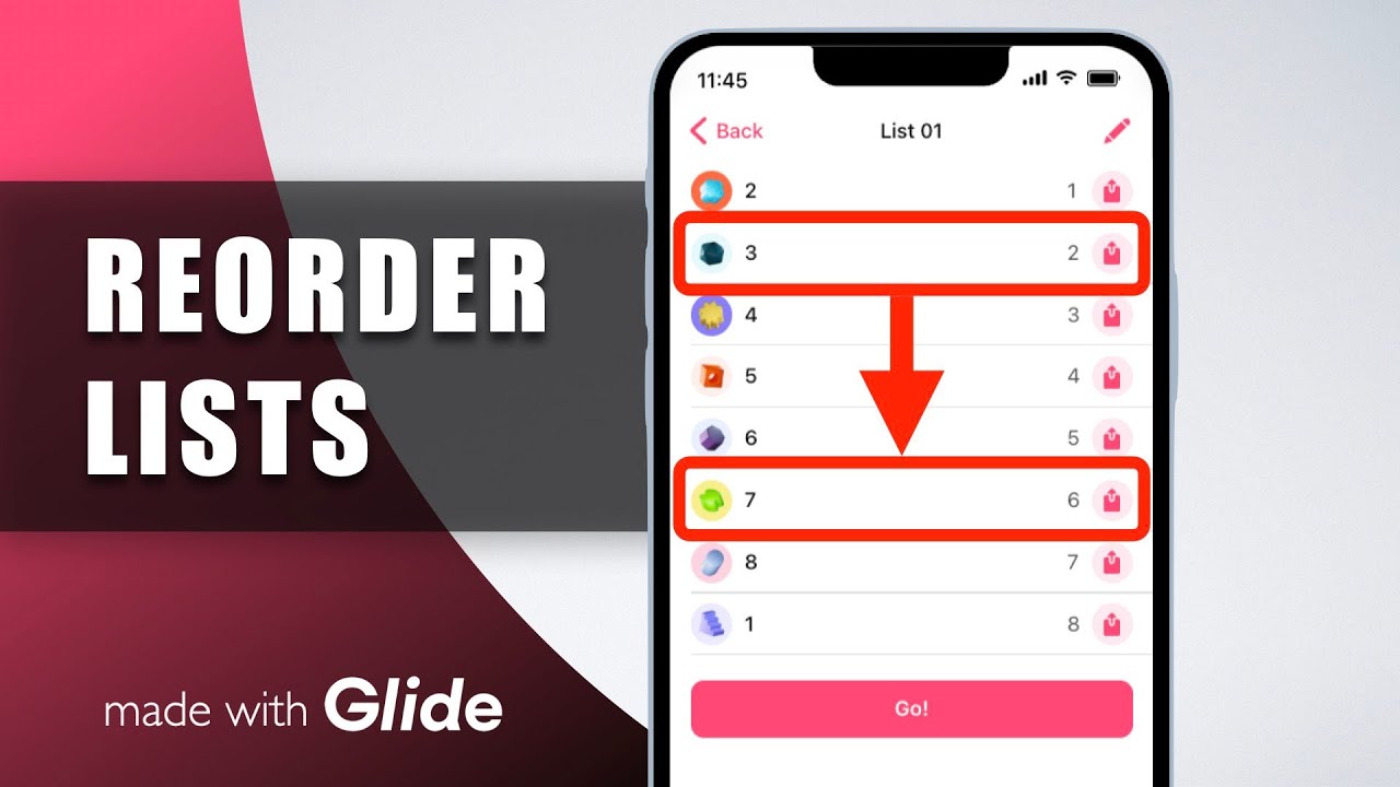 List Reordering In Glide Full Tutorial YouTube List Reordering In Glide Full Tutorial YouTube