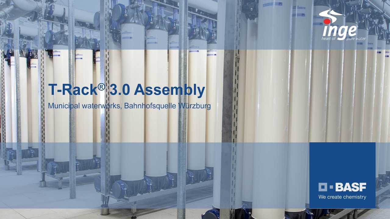 BASF inge® T-Rack 3.0 Ultrafiltrationsanlage - YouTube