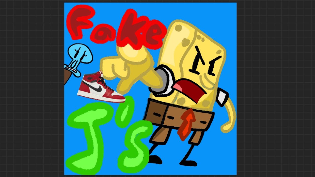 FAKE J’S BUT ITS BFDI (SpongeBob) #spongebob #bfdi #foryou #viral #bfb ...
