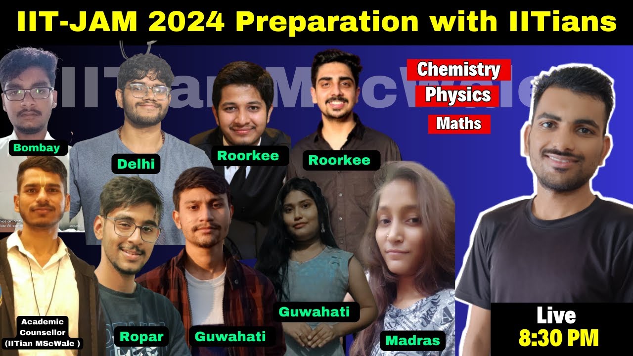 IIT-JAM 2024 Preparation with IIT-JAM'23 Toppers - YouTube