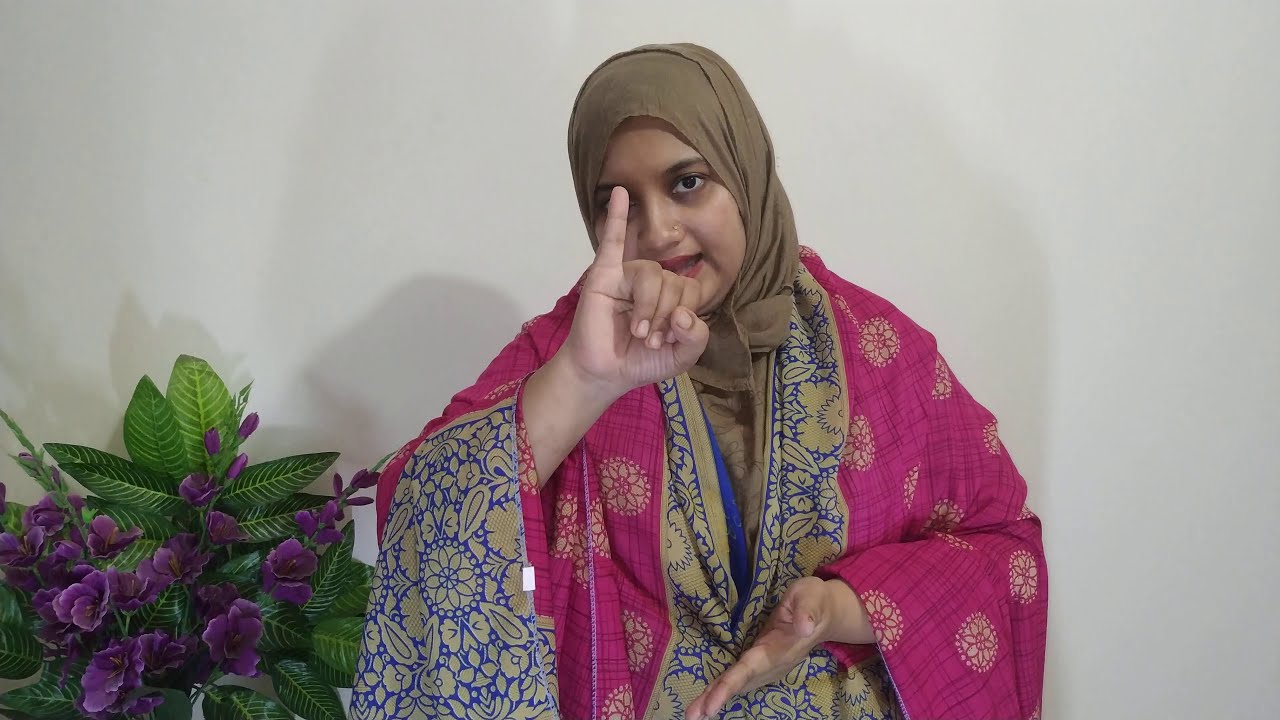 Bangla Sign Language/Alphabet/class 1 - YouTube