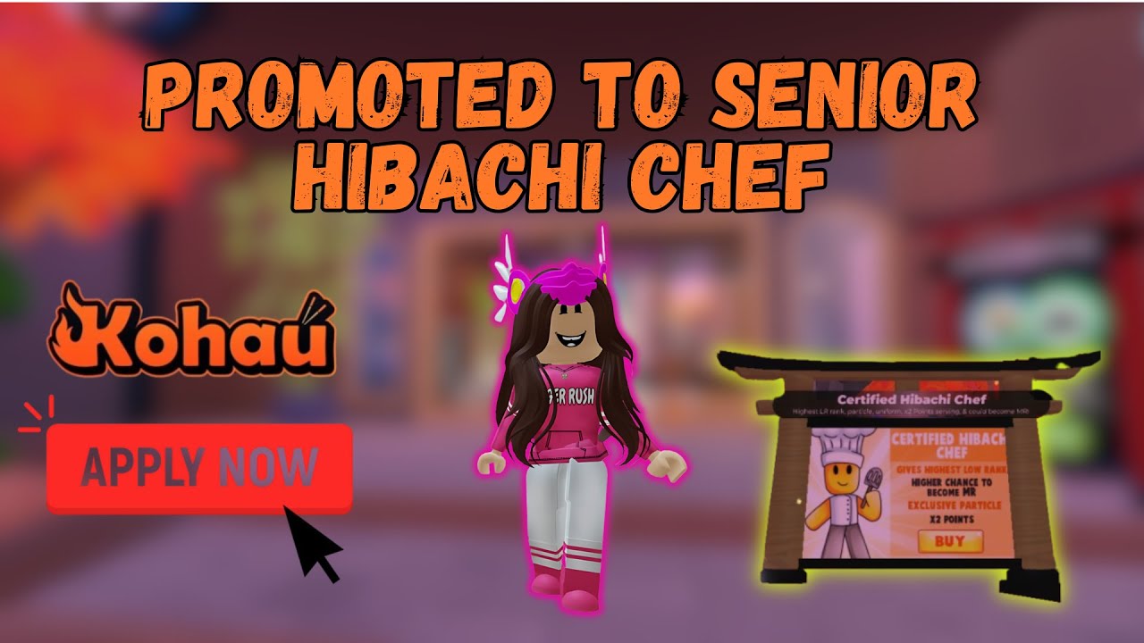 Getting promoted to Senior Hibachi Chef in Kohau Hibachi Restaurant ...