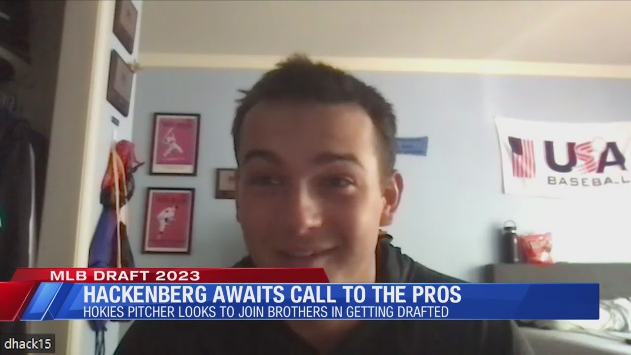 Virginia Tech's Drue Hackenberg awaits call to the pros - YouTube