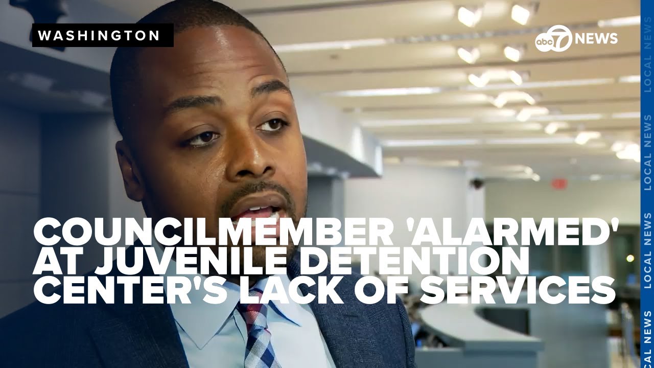 DC councilmember 'alarmed' over lack of services at city's juvenile detention center - YouTube