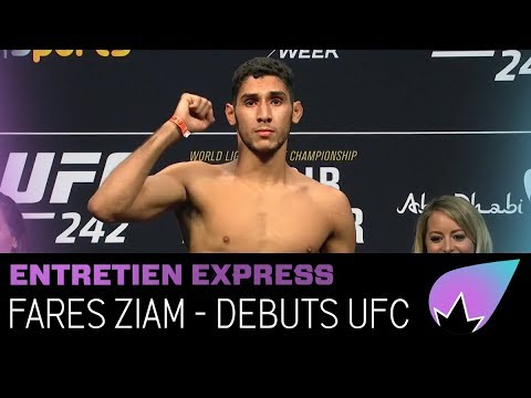 UFC 242 - Interview Farès Ziam - le Français de 22 ans fait ses débuts ...