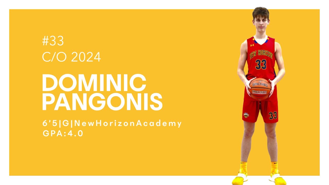 Mid-Season Highlights | Dominic Pangonis | 6'5 Guard | Class of 2024 ...